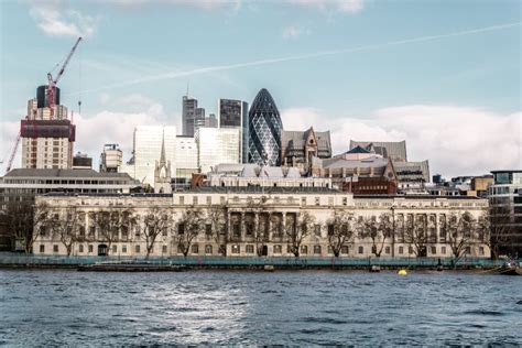 Buildings Near London Tower Bridge England Stock Image Image Of