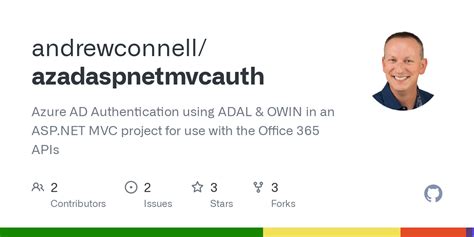 GitHub Andrewconnell Azadaspnetmvcauth Azure AD Authentication Using
