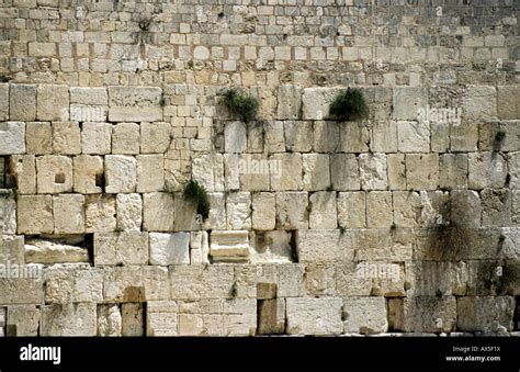 Wailing Wall Jerusalem Israel Stock Photo Alamy