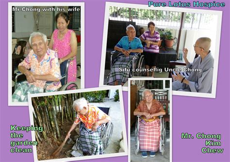 Pure Lotus Hospice Mr Chong Kim Chew At Pure Lotus Hospice