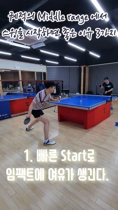 탁구스윙 요령 힘 빼고 치는데 임팩트는 더 좋아지네 Youtube