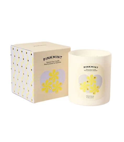 Freesia Valley Double Wick Soy Candle Ink You