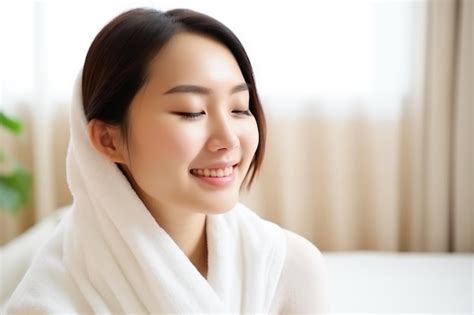 Premium Photo Young Japanese Woman Taking Care Of