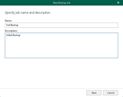 Step 2 Specify Backup Job Name Veeam Backup For Microsoft 365 Guide