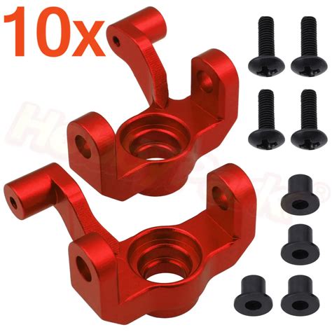 10x 알루미늄 스티어링 허브 캐리어 너클 L R 0005 Wltoys 1 12 스케일 Rc 모델 자동차 12428