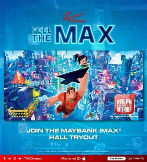 8 Jan 2019 Tgv Cinemas Maybank Imax Imax Cinema Buy Tickets