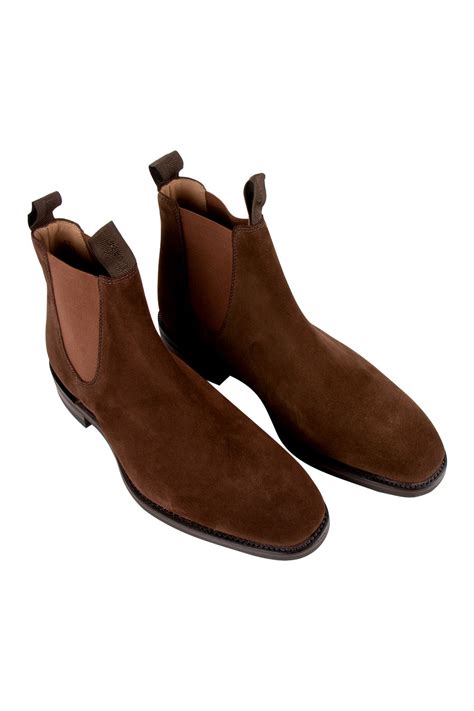 Loake Chatsworth Suede Boot Tobacco Au
