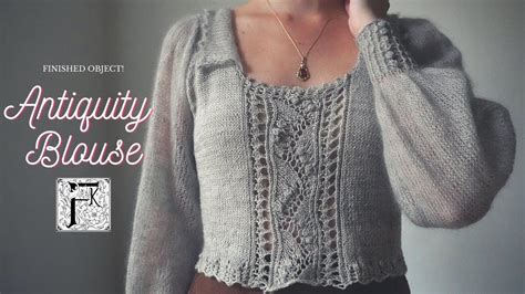 Knitting An Edwardian Style Blouse The Antiquity Blouse Diy