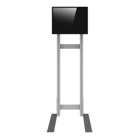 Freestanding Monitor Kiosk Portable Monitor Stands Digital Signage