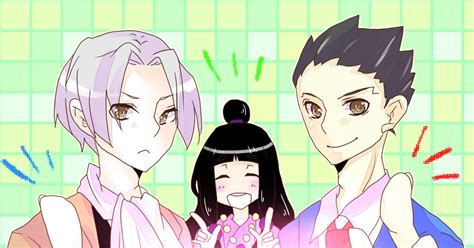 逆転裁判 「「「異議ありなう」」」 かりこのイラスト Pixiv