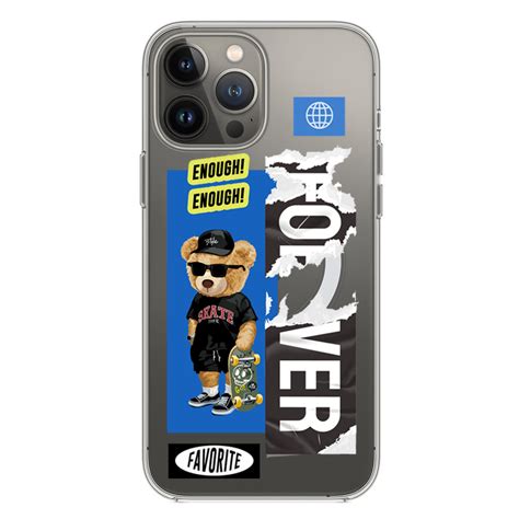 힙한 곰돌이 라벨 아이폰 맥세이프 케이스 에이블리