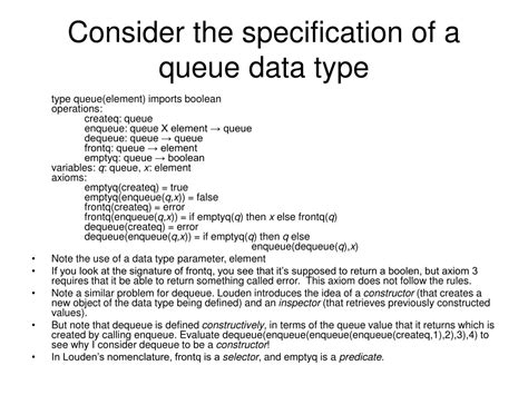 ppt algebraic specification of abstract data types powerpoint