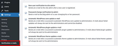 How To Disable Automatic Update Email Notification In Wordpress