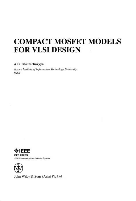 Pdf Compact Mosfet Models For Vlsi Design Dokumen Tips