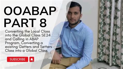 28 Converting The Local Class Into The Global Class Se24 And Calling