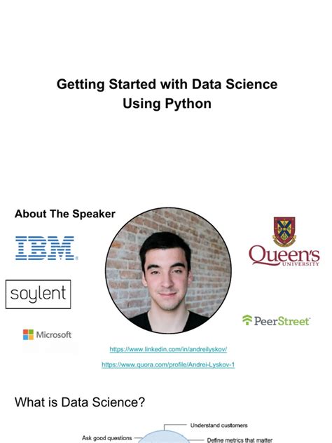 Getting Started With Data Science Using Python Pdf Machine Learning Applied Mathematics