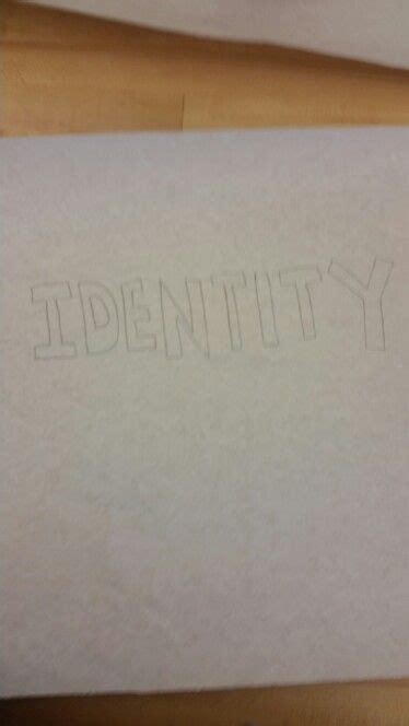 This Is The First Phase Of My Identity Project So Far I Have Made A