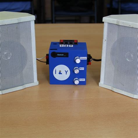3d Printable Amplified Stereo Bluetooth Speaker By Taner
