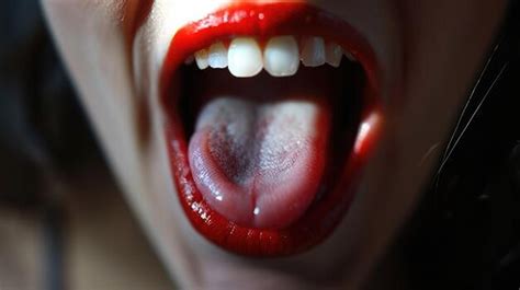 Open Your Mouth With Your Tongue Ai Generated Premium Ai Generated Image