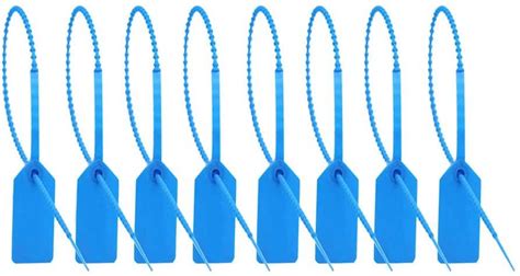100 Plastic Tamper Seals Zip Ties For Fire Extinguishers Pull Tite