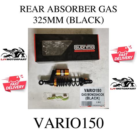 VARIO150 Y15 Y15ZR NVX155 LC LC135 GAS MONOSHOCK REAR ABSORBER SUPRIMO