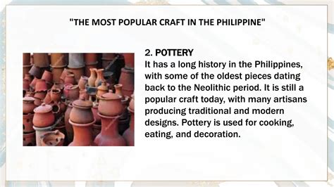 HANDICRAFT Handicraft Lesson And Discussion PPT
