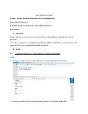 Md Tariqul Islam Wk5 ILab Report Lab 4 Laboratory Report Course
