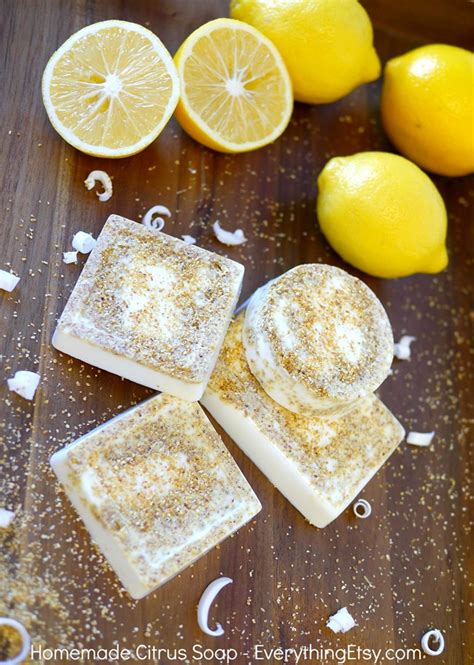 Homemade Citrus Soap Tutorial Handmade T Idea