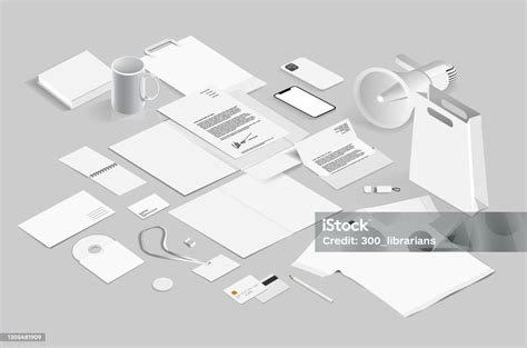 企業標識業務專案股票向量模型集範本空白設計項目商務文具一組業務設計範本的插圖向量圖示辦公室文具向量圖形及更多企業圖片 Istock