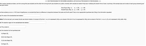Solved Use 5 Decimal Places For Intermediate
