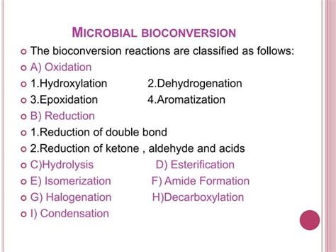 Microbial Biotransformationpptx Endocrine And Metabolic Diseases