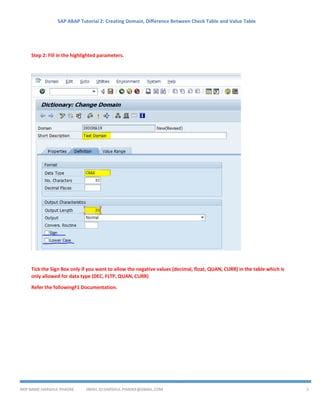 Sap Abap Tutorial Pdf