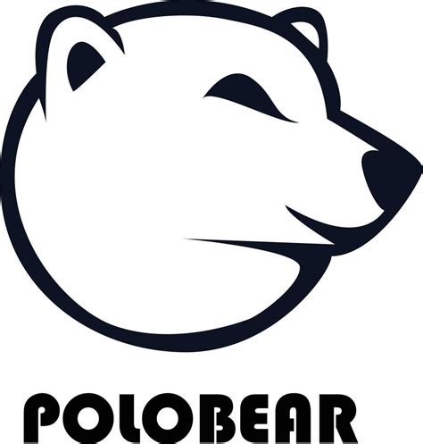 Creative Polar Bear Head Cartoon 21886868 Vector Art At Vecteezy