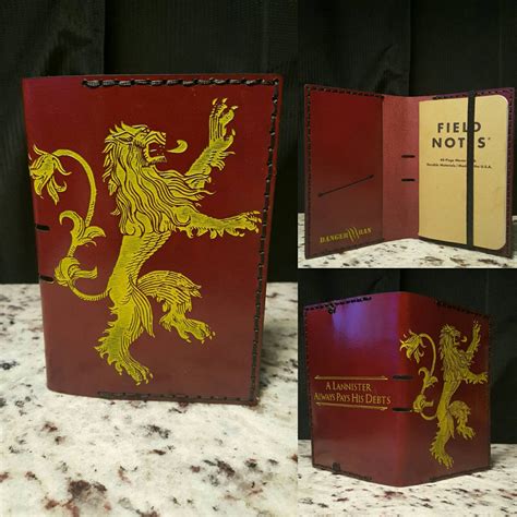A Lannister Always Pays His Debts Leather Fields Notes Coverpassport