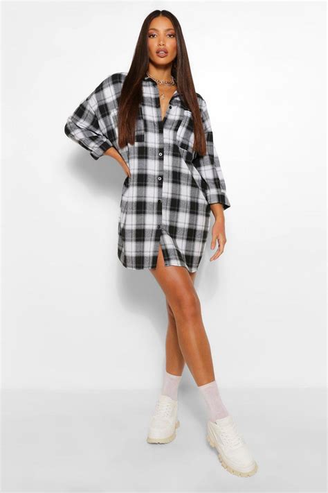 Red Plaid Flannel Dresses