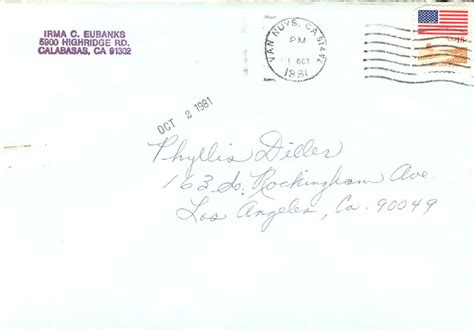 Irma Eubanks Typed Letter Signed Circa 1981 Historyforsale Item 270589
