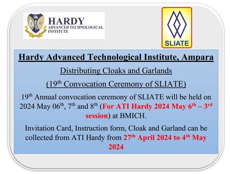 19 Diploma Convocation Information Hardy Ati