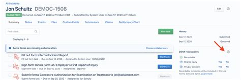 Determining Osha Recordability Status Aclaimant