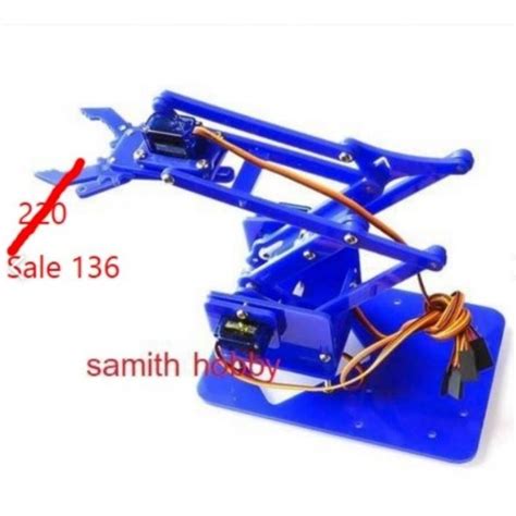 Arm Robot DOF ชดประกอบแขนกลหนยนต Acrylic Mechanics Handle Robot only no Servo ราคาพเศษกอน