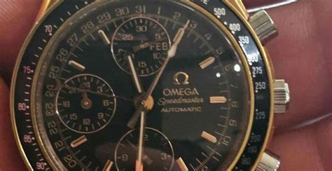 Need help identifying gold filled speedmaster with black bezel | Omega Watch Forums