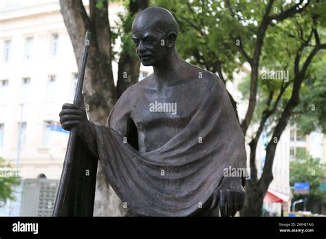 Mahatma Gandhi Political Activist Salvador Bahia Brazil January 5
