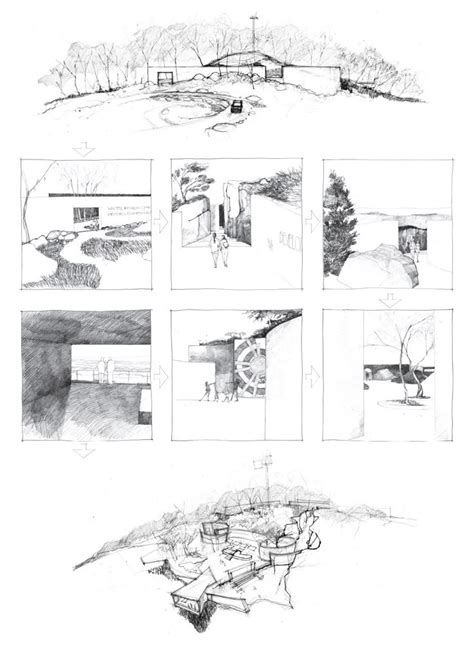 969years architecture sketch architecture design sketch landscape