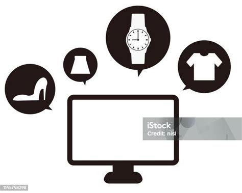 컴퓨터 모니터 아이콘입니다 플랫 Pc 기호입니다 벡터 일러스트 Lcd에 대한 스톡 벡터 아트 및 기타 이미지 Lcd 검사