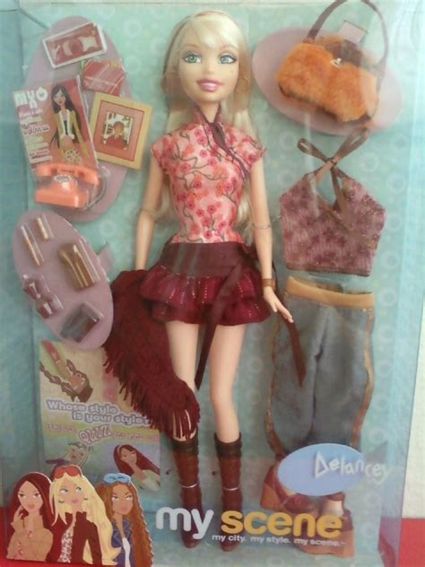 My Scene Feelin Flirty Delancey Barbie Doll Extra Clothes And Accessories