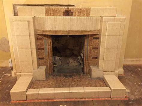 1950s Tiled Fireplace Original Fireplaces