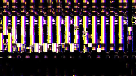 Rgb Glitch Light Framing Spikes Overlay And Background Loop