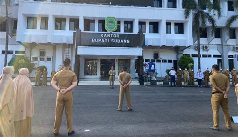 Apel Pagi Dilingkup Pemda Kab Subang Dan Sekda Subang Sebagai Pembina