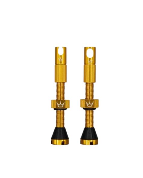 Peatys X Chrisking Tubeless Ventiler 60mm Gold