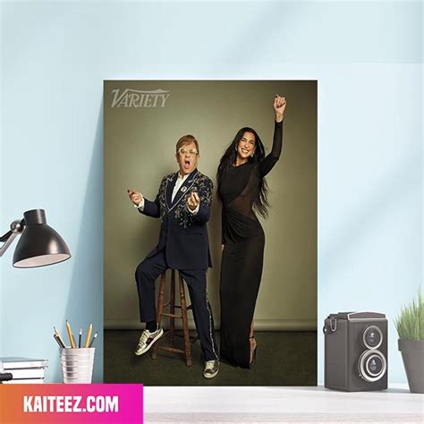 Dua Lipa X Elton John Cover Thank Variety For Having On The Hitmakers