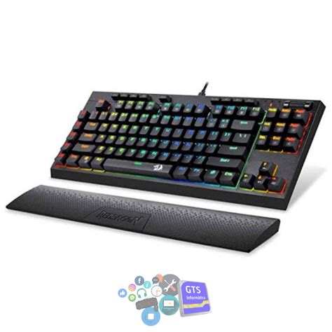 Teclado Gaming Redragon K588Rgb-Pro Broadsword Pro Usb Negro (Inglés ...